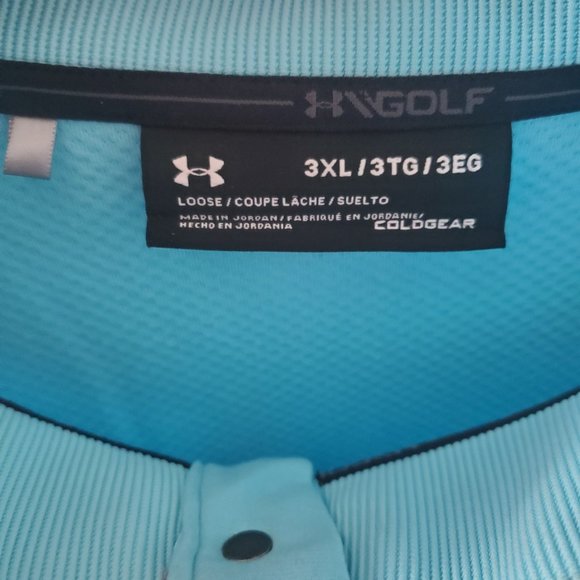 Under Armour | Shirts | Under Armour Baby Blue Golf Pullover | Poshmark
